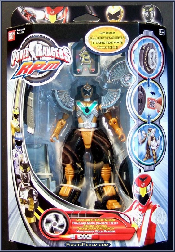Moto-Morph Ranger Gold - Power Rangers RPM - Moto-Morph - Bandai Action ...